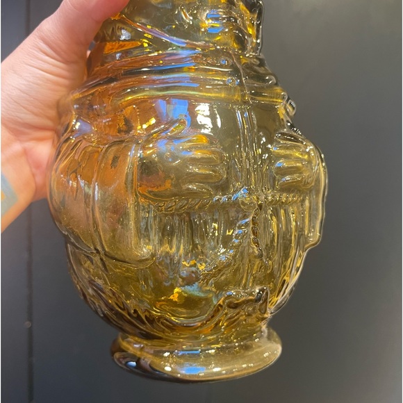 Vintage | Kitchen | Vintage Friar Tuck Monk Amber Glass Pitcher | Poshmark